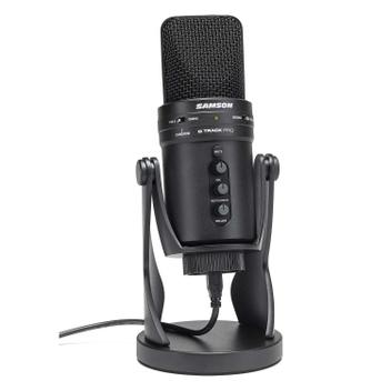 Microfone G-TRACK PRO USB com Interface de Áudio - SAMSON - Microfone Dinâmico - Magazine Luiza