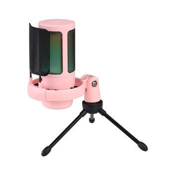 Microfone Gamer Profissional Com Led Rgb Condensador Bk805c - Fire ...