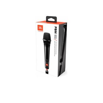 Microfone Jbl Pmb100 Vocal Dinâmico Cardióide Com Cabo Preto ...