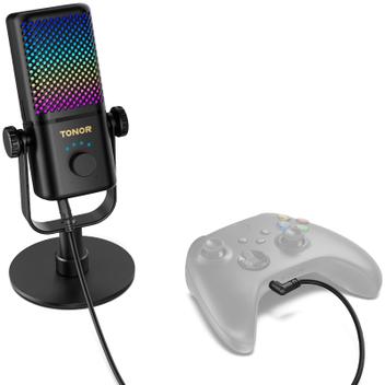 Microfone para jogos TONOR TCX3 compatível com Xbox com RGB - Microfone ...