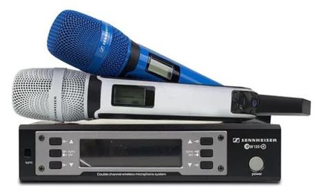 Microfone Profissional Sem Fio Sennheiser Ew 135g4 Duplo - Microfone Dinâmico - Magazine Luiza