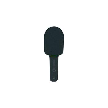 Microfone S/fio Bluetooth Karaokê Speaker Led Muda Voz - AMG ...