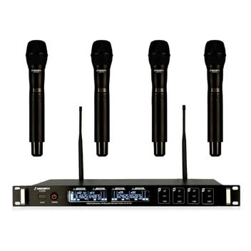 Microfone Sem Fio Com 4 Microfones de Mão SD-64 M - Soundrix ...