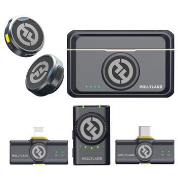 Microfone Sem Fio Duplo Hollyland Lark M2 Combo Conector Usb-c ...