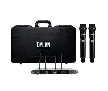 Microfone sem fio dylan d 9500 mao duplo true diversity uhf - Microfone Dinâmico - Magazine Luiza