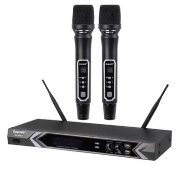 Microfone Sem Fio Ecopower EP-M302 - 3.5MM - Bivolt - Preto - Microfone ...
