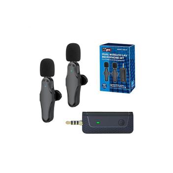 Microfone USB Vidpro Dual WM 35 para Gravação Profissional - Microfone ...