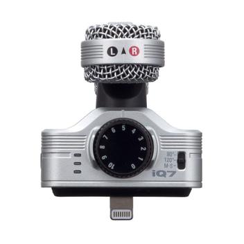MICROFONE ZOOM iQ7 PROFESSIONAL STEREO - SILVER - Microfone Dinâmico ...