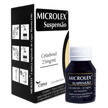 Microlex Suspensão 1,5g 25mg/ml Cepav - Farmácia Pet - Magazine Luiza