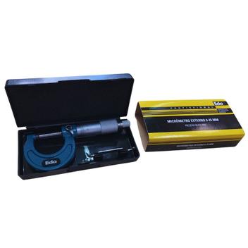 Micrometro Externo 0 A 25 Mm 1Zt Eda - Micrômetro - Magazine Luiza