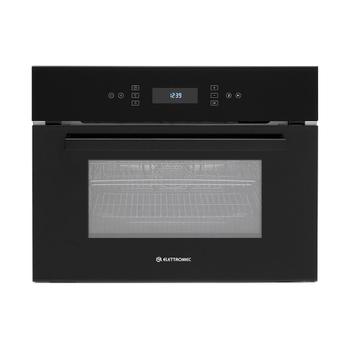 Microondas elettromec vetro multifunção preto 40l 60cm 220v fmc-fr-40 ...