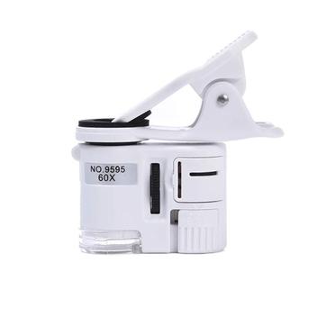 Microscópio 60X De Bolso Led Ultravioleta Lupa Celular No24B - Global ...