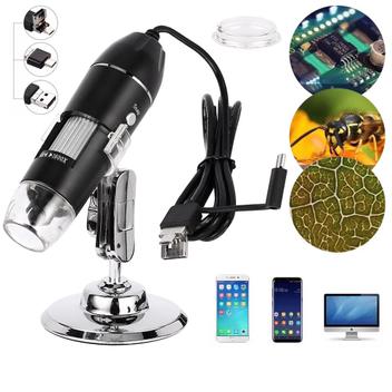 Microscópio Digital Eletrônico USB Zoom 1600x Portátil De Alta ...