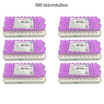 Microtubo Edta K2 Roxo Kit Com 300 Microtubos De Coleta 6 Racks - LABOR ...