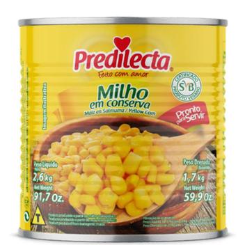 Milho Verde Predilecta Lata 1,7kg - Milho em Conserva - Magazine Luiza
