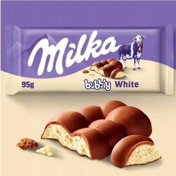 Milka Barra - Bubbly White 95g - Chocolate / Barra de Chocolate ...