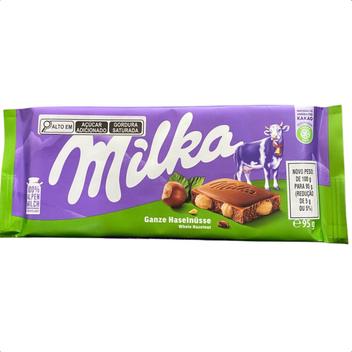Milka whole hazelnut 95g - Chocolate / Barra de Chocolate - Magazine Luiza