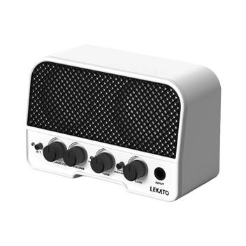 Mini Amplificador De Guitarra Acústica Portátil 5W LEKATO Duplo Canal ...