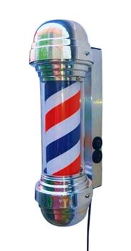 Mini Barber Pole Giratório 30Cm Voltagem 110V. - Jr Pole - Barbearia ...