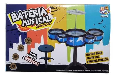 Mini Bateria Infantil Musical World De Plástico Jazz Drum - Giwish ...