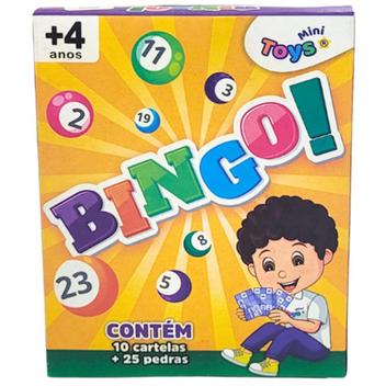 Mini Bingo com 10 cartelas - MINI TOYS - Jogo Bingo Infantil - Magazine ...