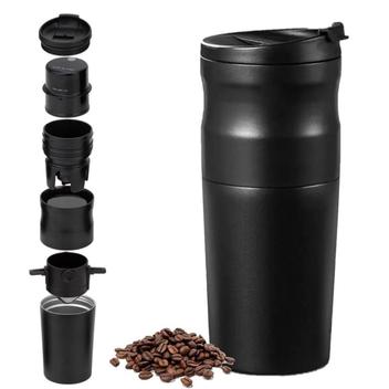 Mini Cafeteira Portátil Café Expresso Com Moedor e Copo Usb Premium ...