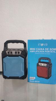 Mini Caixa de som amplificada - Inova - Caixas de Som - Magazine Luiza