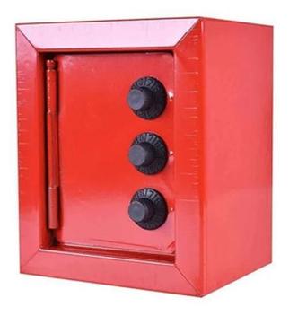 Mini Cofre Com Segredo Vermelho 10X8X12Cm Fercar - Cofre - Magazine Luiza