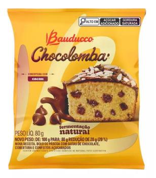 Mini Colomba Pascal Bauducco Páscoa Gotas Chocolate 80G - Colomba ...