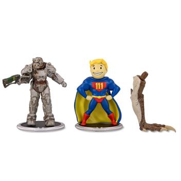 Mini conjunto de bonecos Fallout T-60 Power Armor e Vault Boy 3 - Toynk ...