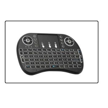 Mini Controle Wireless Mini Keyboard Usb Sem fio Touch Pad LED P - MKB ...