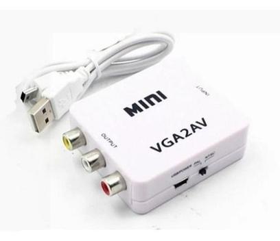 Mini Conversor Vga Para Av Rca Áudio E Vídeo - Vga2av - Tomate ...