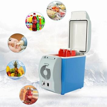 Mini Cooler Geladeira para Carro 7,5L Portatil 12v Camping Viagem ...