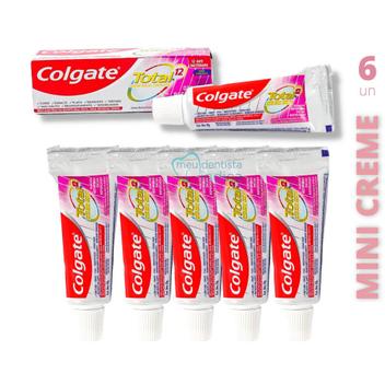 Mini Creme Dental Colgate Total 12 Colgate 6x 30g - Creme e Gel Dental ...