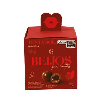 Mini Cubo Chocolate Drageados Cereja com Pimenta Presente 70g Cacau ...