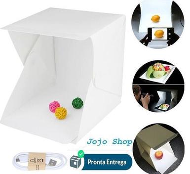 Mini Estúdio Fotográfico Photo Studio Led Usb Portátil - oem - Mini ...