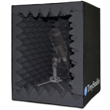 Mini Estúdio Vocal Portátil TroyStudio com Isolamento Acústico ...
