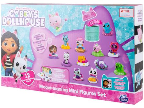 Mini Figura Meow-Mazing Gabbys Dollhouse - Sunny Brinquedos 12 Unidades ...