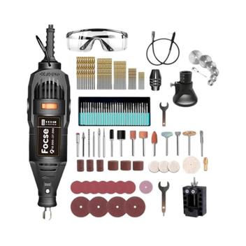 Mini Furadeira Elétrica Gravador Ferramenta Rotativa 180W Com Velocidade Variável, Polidora E ...