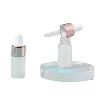 Mini Garrafas Conta-gotas De Vidro Vermelho Fosco Transparente 3ml 2 ...