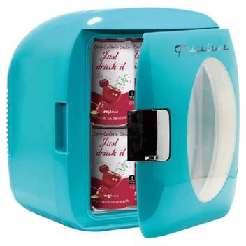 Mini geladeira Frigidaire Retro Personal Cooler 9L/12 latas azuis ...