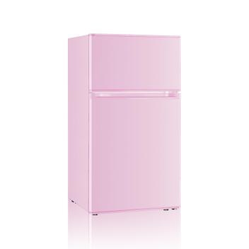 Mini Geladeira Saeoola 3,2p³ com Freezer - Ideal para Dormitório (Rosa ...