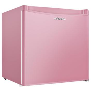 Mini geladeira Upstreman 50L com freezer de 1,7 pés cúbicos rosa FR17 ...