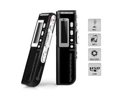 Mini Gravador Profissional De Voz Digital Espião Com Display 8Gb - Fam ...