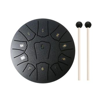 Mini Handpan Drum 6/3 Polegadas Tambor De Língua De Aço Para Meditação ...