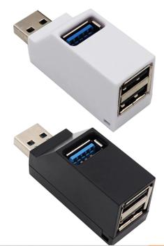 Mini Hub Usb 3.0 3 Portas 1 Usb 3.0 Usb 2.0 Laptop Portátil - Cabos ...