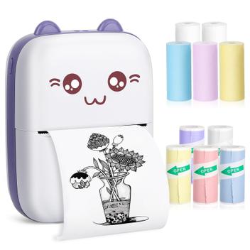 Mini Impressora Térmica Bluetooth ST-CARE Pocket - com 10 Rolos de ...