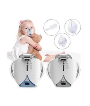 Mini Inalador Nebulizador Silencioso p/ bebê Mãos Livres Ultrassónico ...