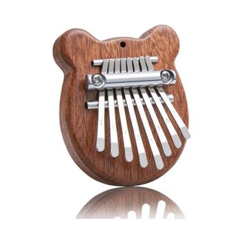 Mini Kalimba de 8 Teclas em Madeira - Instrumento Musical Portátil para ...
