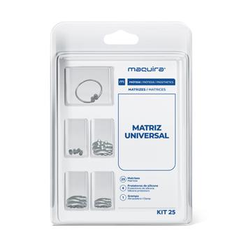 Mini Kit Matriz Universal 25Un. c/ Grampo e Protetor Maquira - Grampo ...